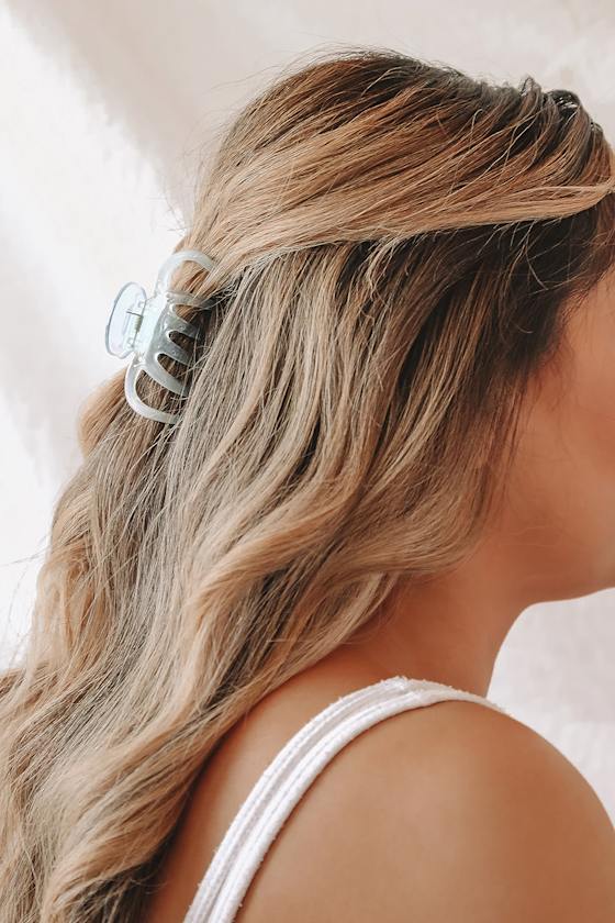 Light Blue Hair Clip - Claw Hair Clip - Jaw Clip - Hair Claw - Lulus