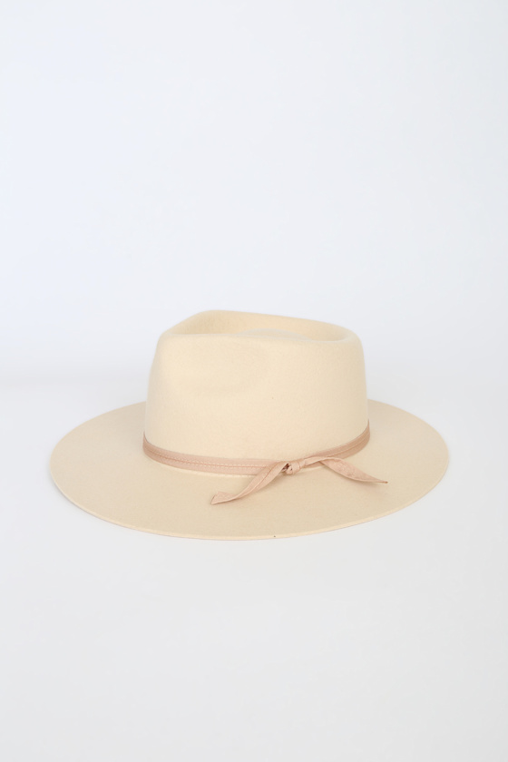 Lack of Color Zulu - Ivory Hat - Wool Hat - Beige Fedora Hat - Lulus