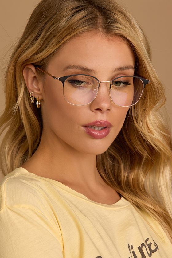 I-SEA Harper Glasses - Black Fashion Glasses - Blue Light Glasses - Lulus