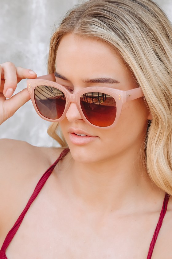 Beige Sunglasses Oversized Sunglasses Sunnies Lulus
