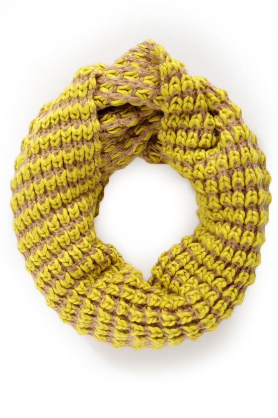 Cute Chartreuse Scarf - Infinity Scarf - Circle Scarf - $17.00 - Lulus