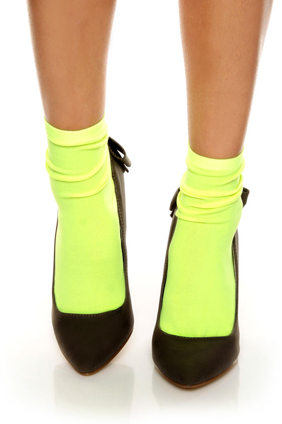 Tabbisocks City Light Socks - Neon Socks - Ankle Socks - $15.00 - Lulus