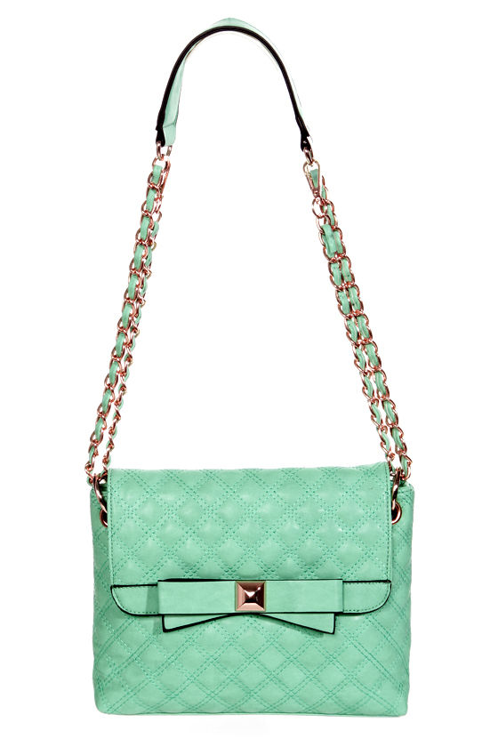 Cute Quilted Purse - Mint Purse - Vegan Purse - $39.00 - Lulus