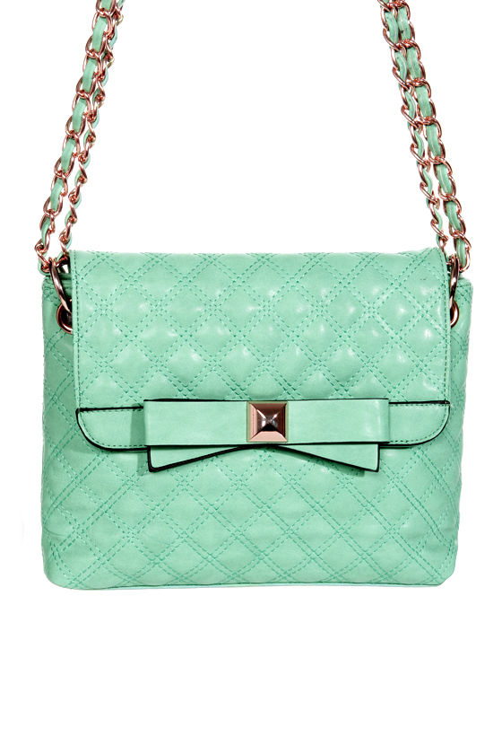 Cute Quilted Purse - Mint Purse - Vegan Purse - $39.00 - Lulus