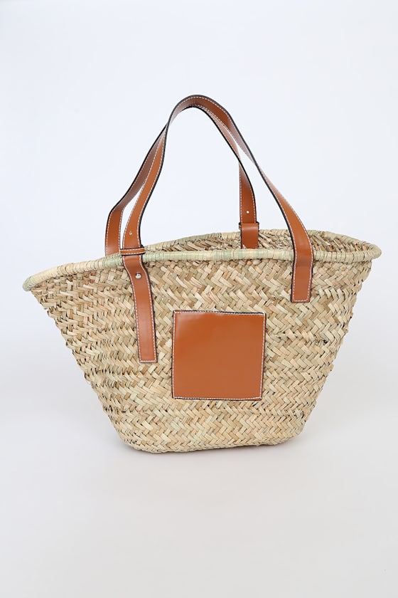 Beige Tote Bag - Straw Bag - Woven Bag - Tote Bag - Tote - Lulus