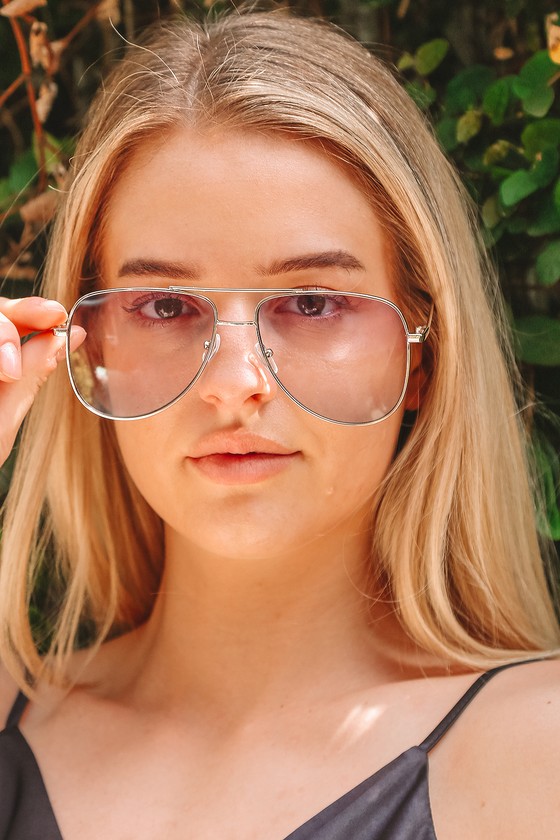 Silver Sunglasses Aviator Sunglasses Metal Sunnies Lulus