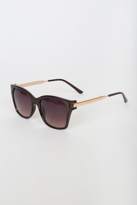 Chic Black Sunglasses Square Sunglasses Geometric Sunglasses Lulus