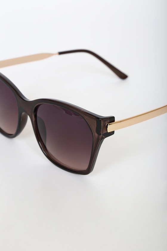Chic Black Sunglasses Square Sunglasses Geometric Sunglasses Lulus
