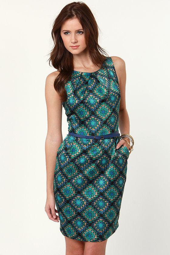 Cute Blue Dress - Print Dress - Sleeveless Dress - $39.00 - Lulus