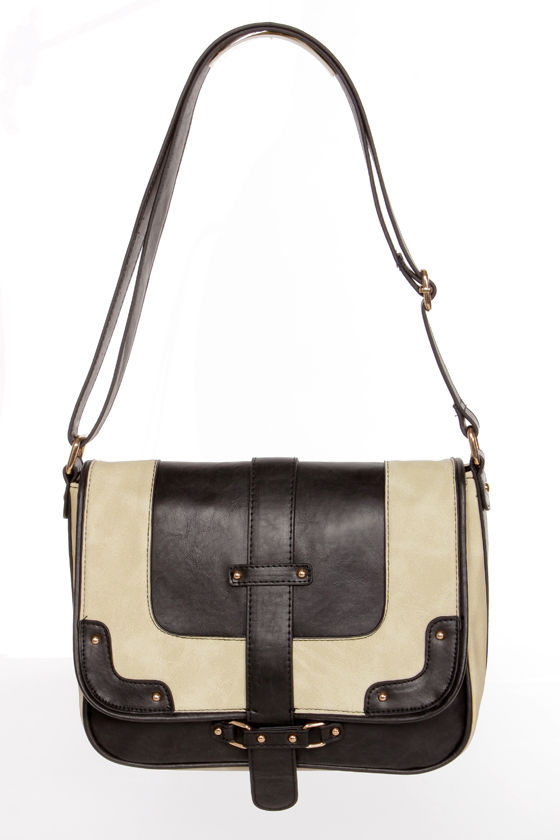 Cute Black and Ivory Purse - Two-Tone Handbag - Satchel - $33.00 - Lulus