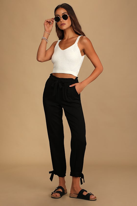 Vero Moda Henja - Cream Tank Top - Knit Top - Crop Top - Lulus