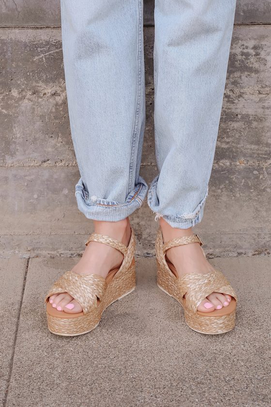 Seven Dials Virginia - Natural Sandals - Espadrille Sandals - Lulus
