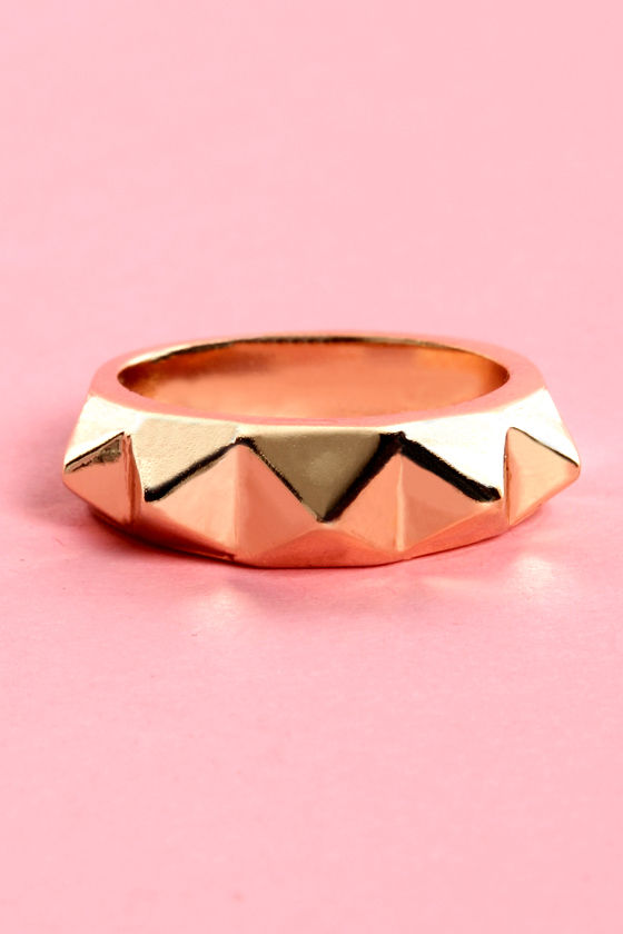 Cute Studded Ring - Gold Ring - $10.00 - Lulus