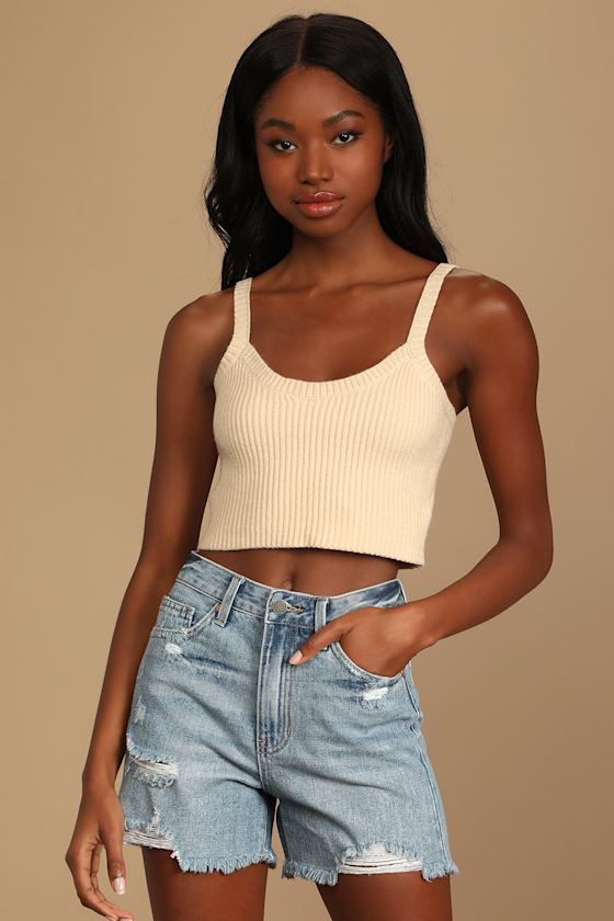 Light Wash Shorts - Distressed Denim Shorts - Cutoff Shorts - Lulus
