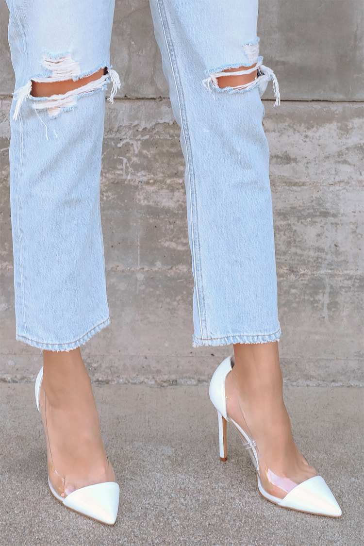 White Pumps