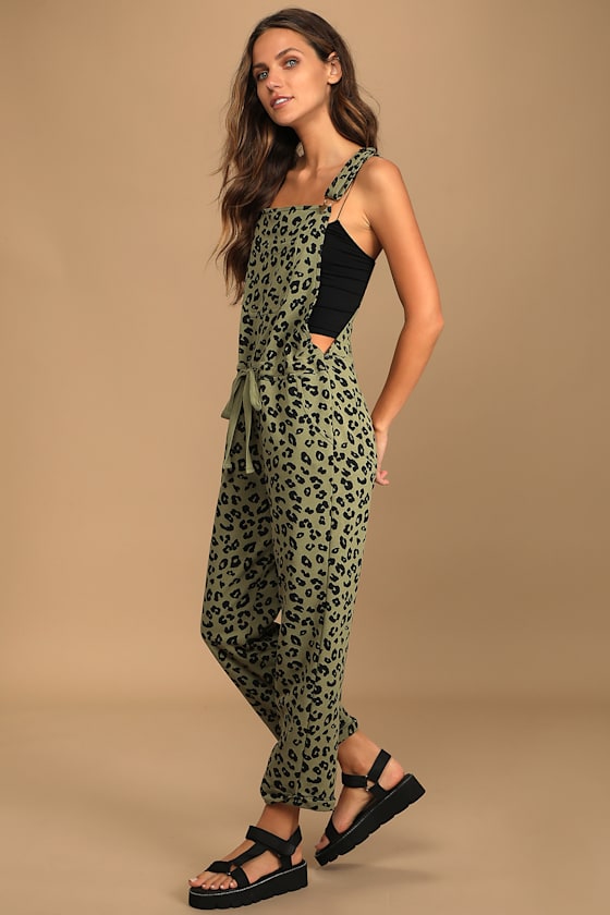 Green Overalls - Drawstring Overalls - Cuffed Overalls - Jumpsuit - Lulus