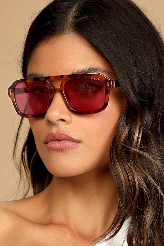 I-SEA Royal - Brown Aviator Sunglasses - Polarized Sunglasses - Lulus