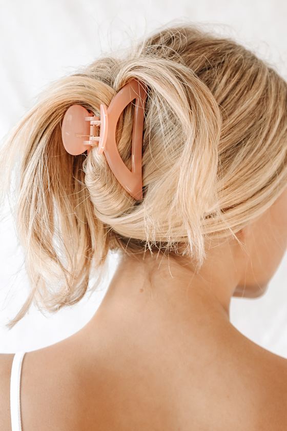 Pink Hair Clip - Jaw Clip - Claw Clip - Hair Claw - Hinged Clip - Lulus