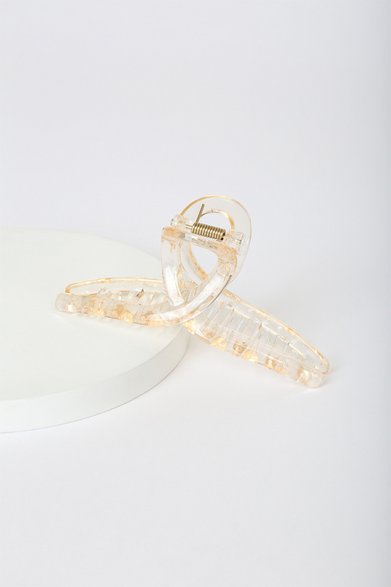 Clear Hair Clip - Lucite Claw Clip - Clear Jaw Clip - Hair Clip - Lulus