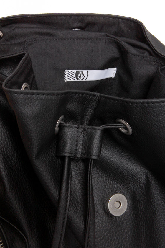 Volcom Model Muse Bag - Black Backpack - Black Handbag - Convertible ...
