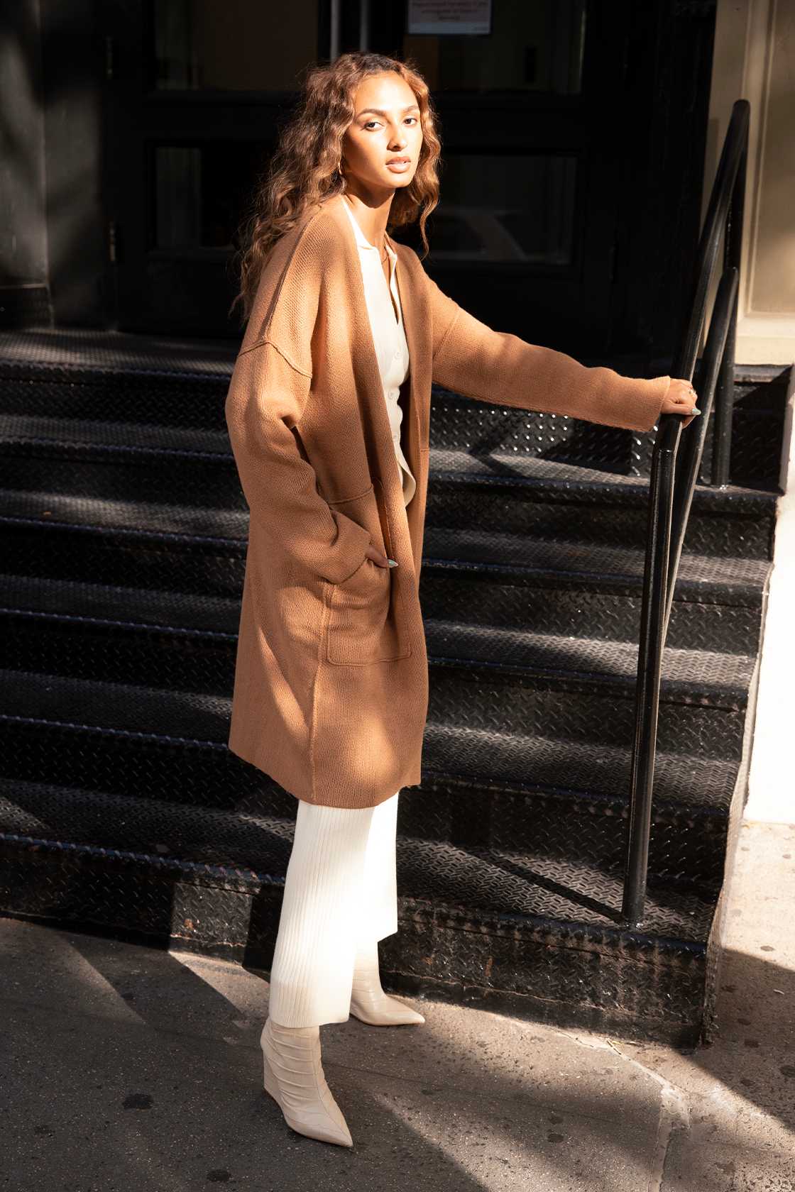 Cute Tan Sweater - Cardigan Sweater - Long Cardigan Sweater - Lulus
