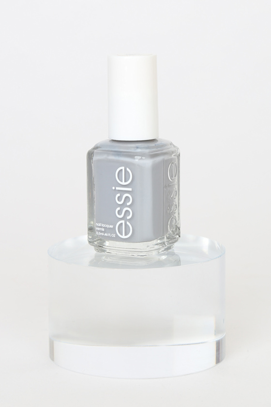 essie 1021 The Best-est - Grey Nail Polish - Grey Nail Enamel - Lulus