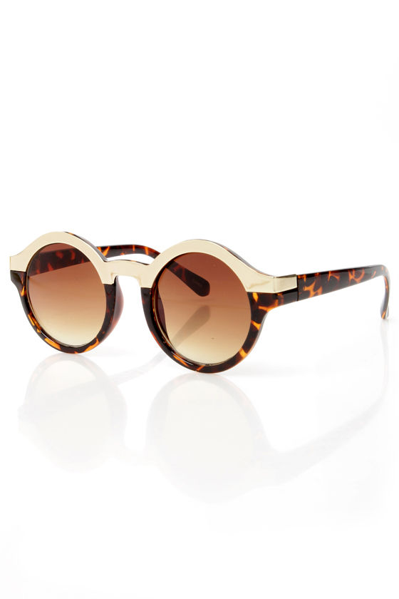 Cool Tortoise Sunglasses Brown Sunglasses 900 Lulus