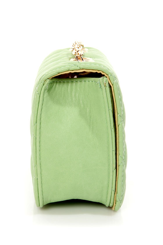 Cute Quilted Purse - Mini Purse - Handbag - Mint Purse - $32.00 - Lulus