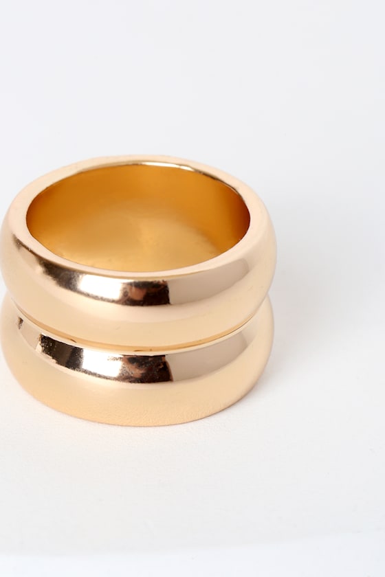 8 Other Reasons Double Ring - 18KT Gold Ring - Double Ring - Lulus