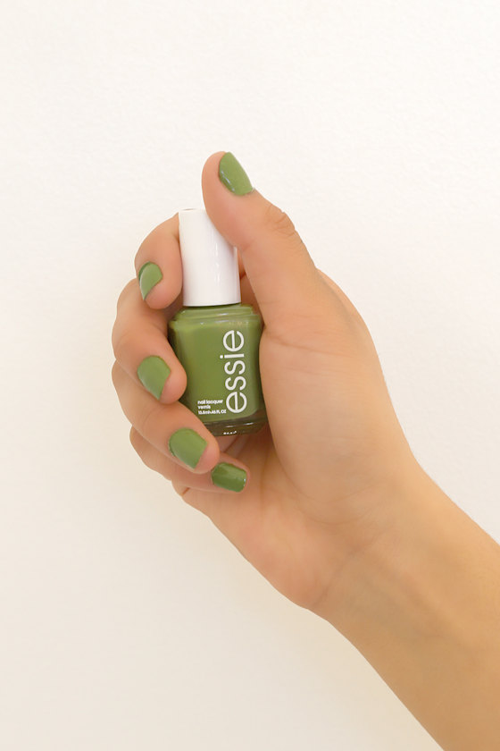 essie 704 Win Me Over - Olive Nail Polish - Khaki Nail Polish - Lulus