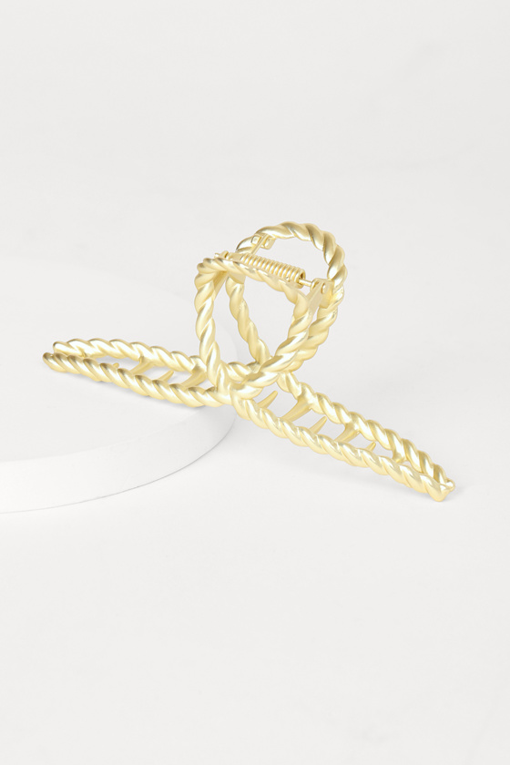 Gold Hair Clip - Hair Clip - Claw Clip - Jaw Clip - Hair Claw - Lulus