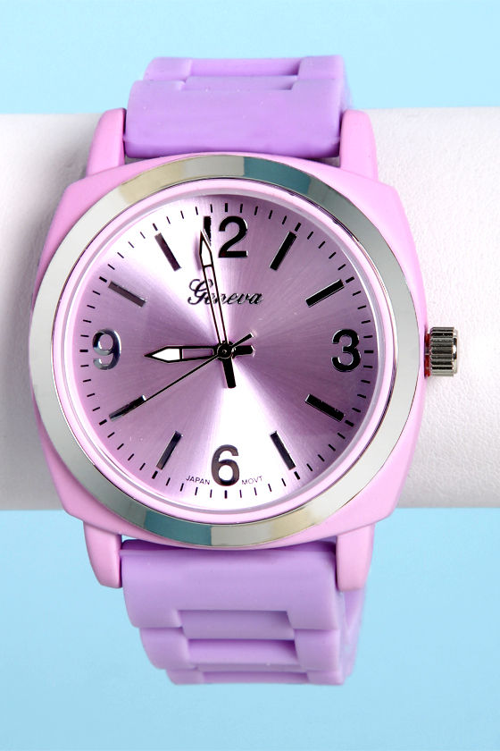 Cute Lavender Watch - Boyfriend Watch - Jelly Watch - $21.00 - Lulus