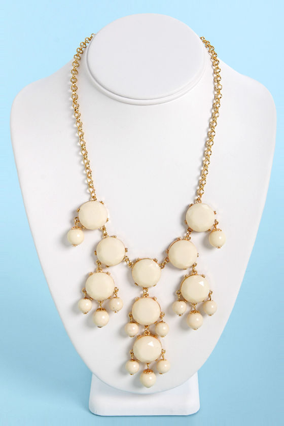 Beautiful Ivory Necklace - Statement Necklace - Bib Necklace - $12.00 ...