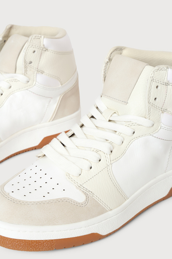 ShuShop Rebecca - Bone Sneakers - High-Top Sneakers - Sneakers - Lulus