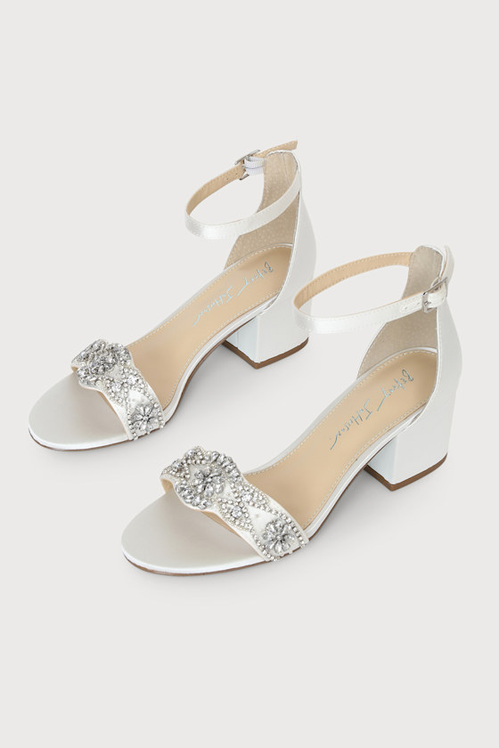 Betsey Johnson SB-Mel - Ivory Sandals - High Heel Sandals - Lulus