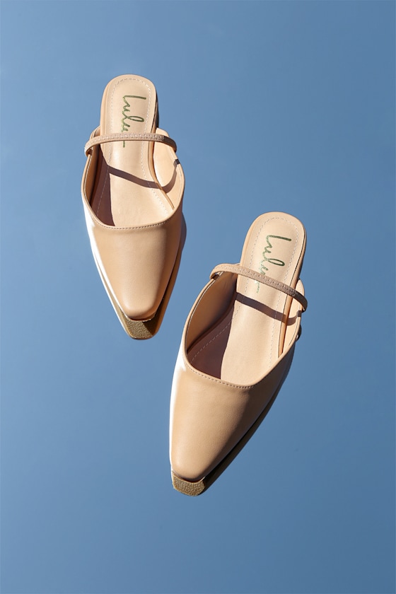 Beige Loafer Slides - Beige Mules - Slip-On Beige Loafers - Lulus