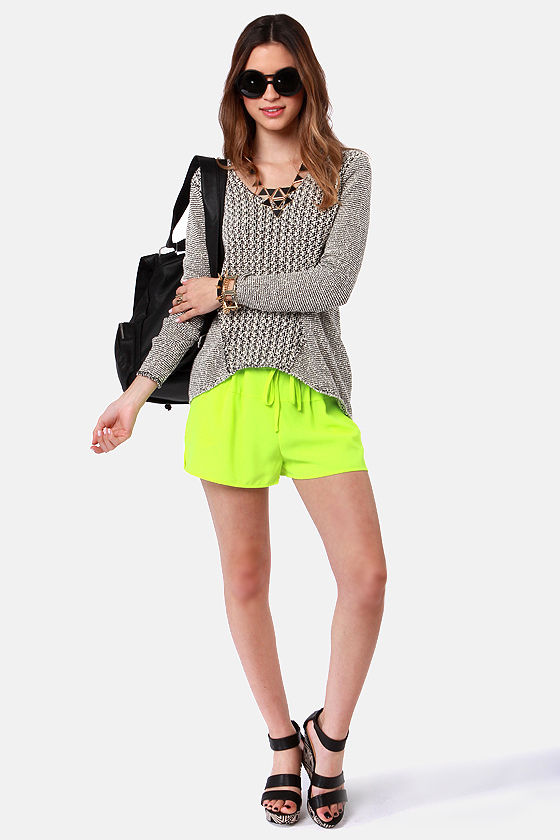 Cute Neon Shorts - Hot Yellow Shorts - Fluorescent Shorts - $40.00 - Lulus