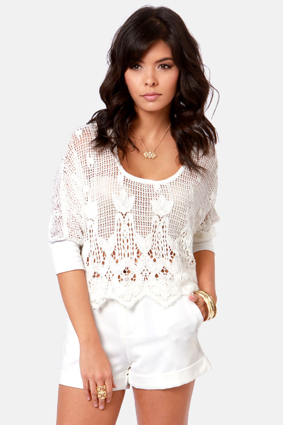 Cute Ivory Shorts - Cuffed Shorts - $39.00 - Lulus