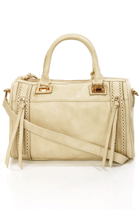 Roomy Beige Handbag - Oversized Handbag - Structured Handbag - Beige ...