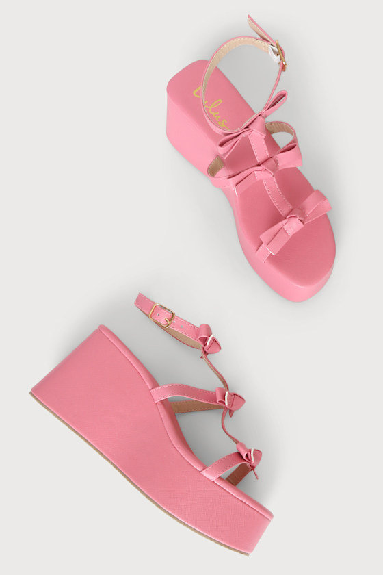 Pink Platforms - Pink Sandals - Pink Heels - Pink Flatforms - Lulus