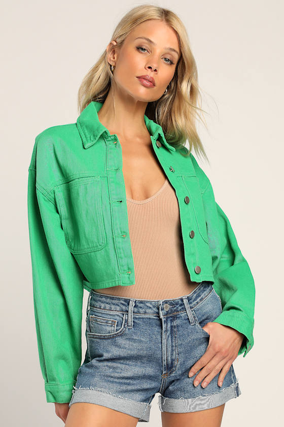 Green Twill Jacket - Lightweight Jacket - Green Jackets - Jackets - Lulus