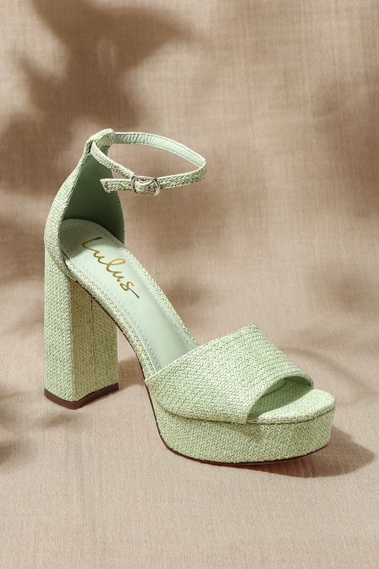 Mint Green Heels