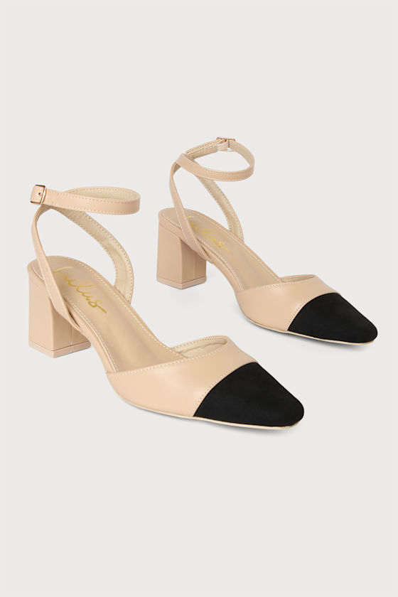 Ankle Strap Heels - Nude Pumps - Ankle Strap Pumps - Lulus