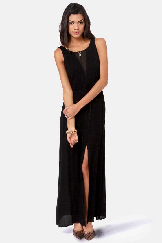 Sexy Black Dress Maxi Dress Backless Dress 49 00 Lulus
