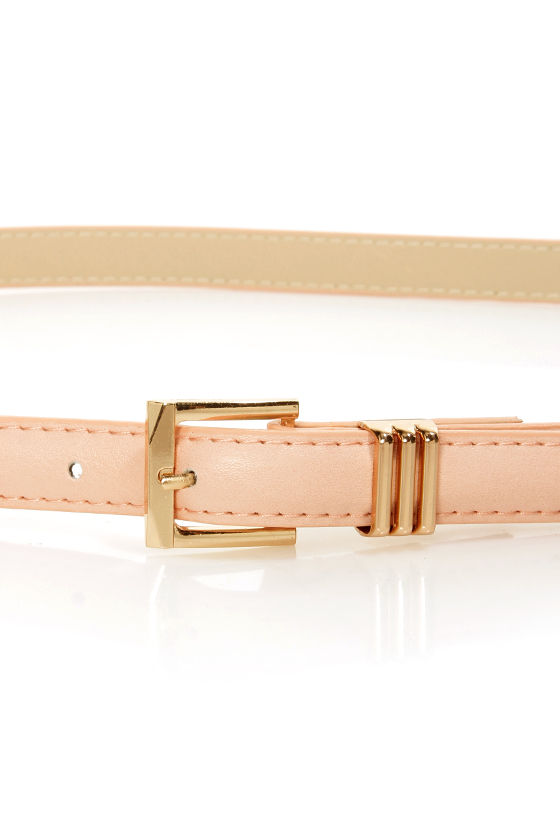 Cute Peach Belt - Skinny Belt - Vegan Belt - $10.00 - Lulus
