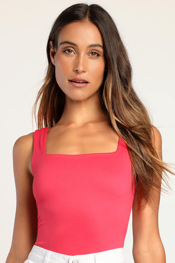 Pink Bodysuits - Pink Backless Tops - Cutout Pink Bodysuits - Lulus