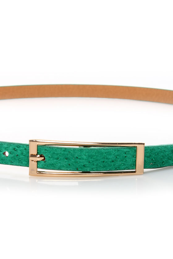 Cute Teal Belt - Skinny Belt - $26.00 - Lulus