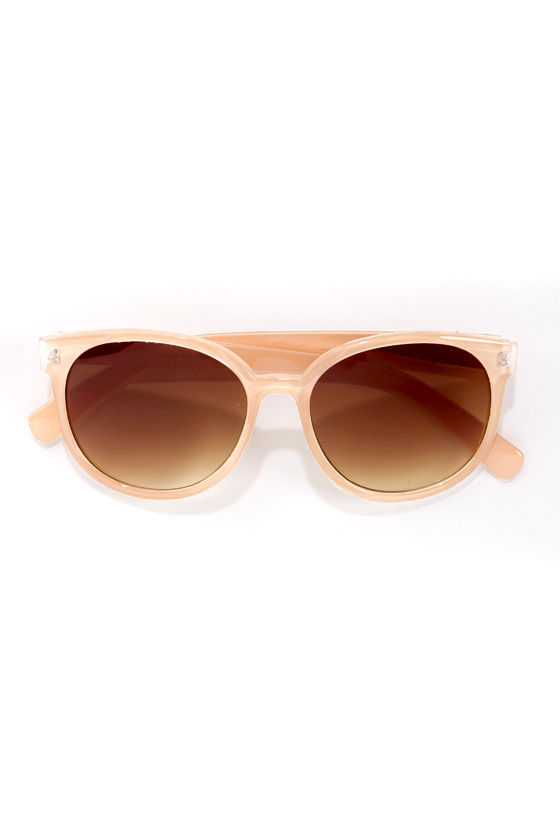 Cool Cream Sunglasses - Pastel Sunglasses - Oversized Sunglasses - $9. ...