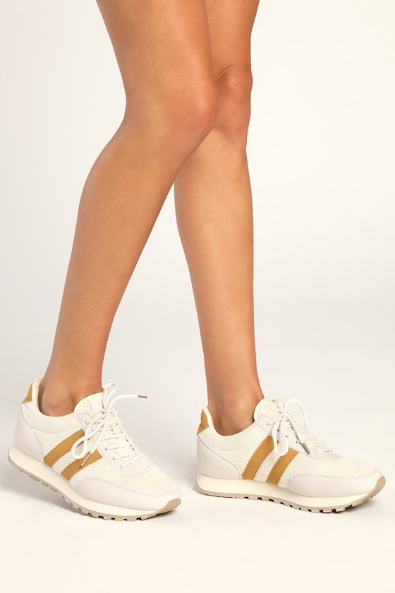 Cortni Sneakers - Striped Sneakers - Fabric Sneakers - Lulus