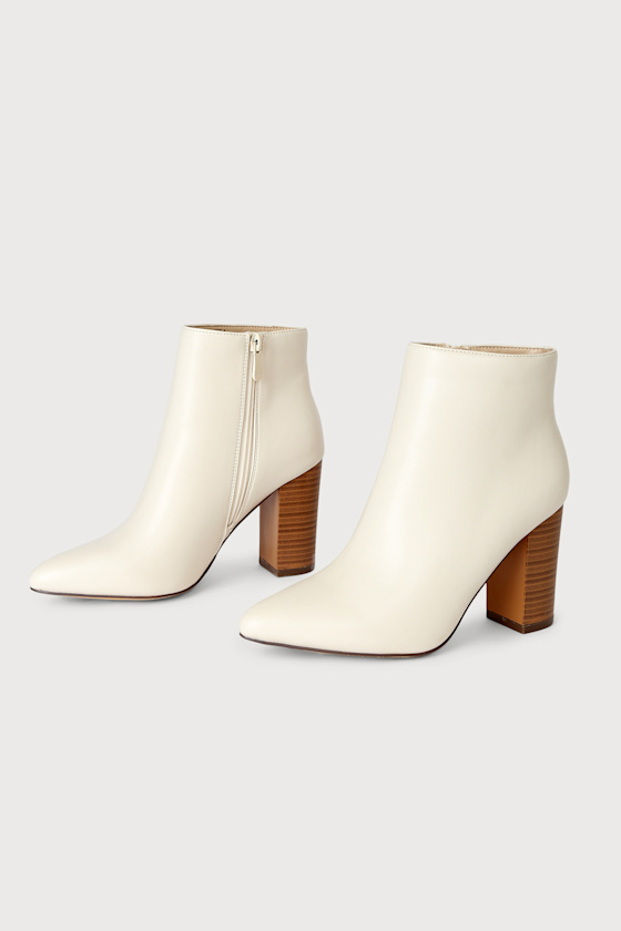 Chic Bone Booties - High Heel Booties - Ankle Booties - Lulus